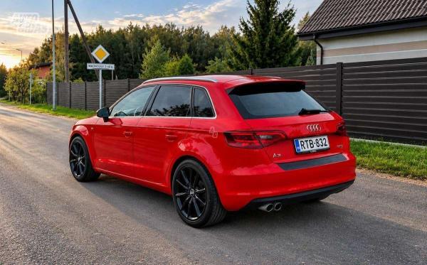 Red Audi A3 2014 in Vilnius, with an engine capacity of 1.40 L and mileage of 239 thousand km for 7999 €, photo 5 on AUTOMOTO.COM.LV