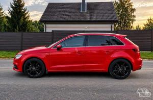 Red Audi A3 2014 in Vilnius, with an engine capacity of 1.40 L and mileage of 239 thousand km for 7999 €, photo 6 on AUTOMOTO.COM.LV