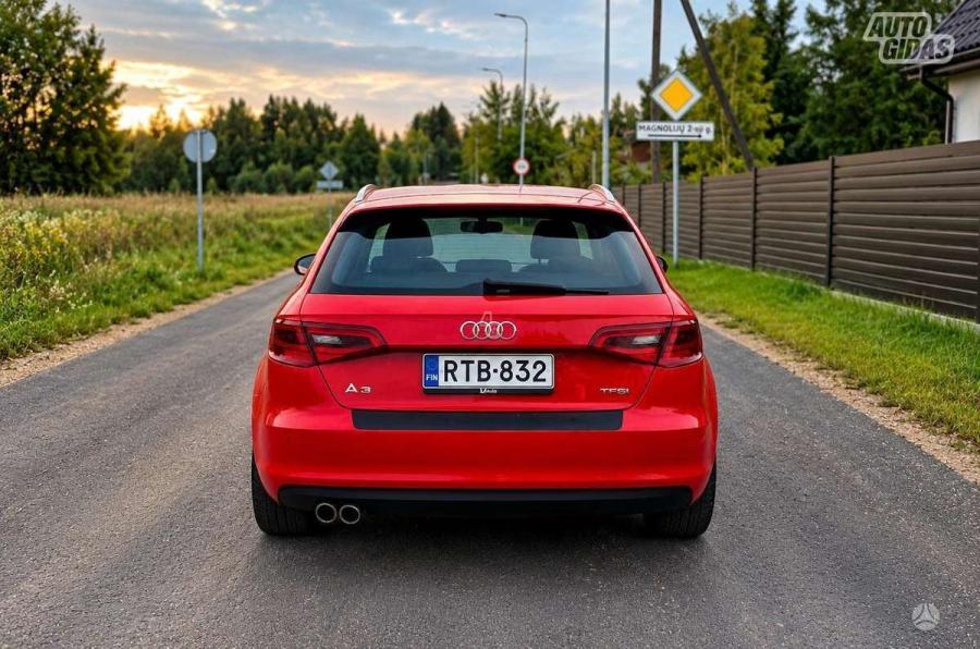 Red Audi A3 2014 in Vilnius, with an engine capacity of 1.40 L and mileage of 239 thousand km for 7999 €, photo 9 on AUTOMOTO.COM.LV