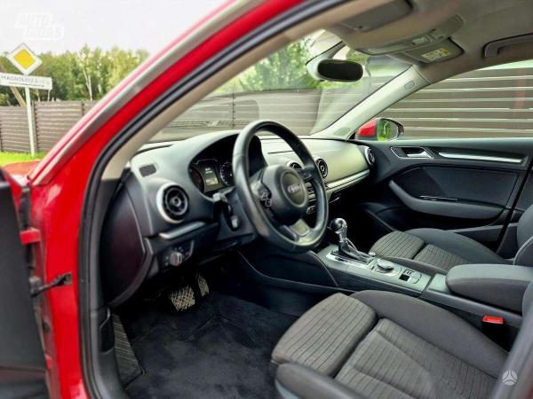 Red Audi A3 2014 in Vilnius, with an engine capacity of 1.40 L and mileage of 239 thousand km for 7999 €, photo 10 on AUTOMOTO.COM.LV