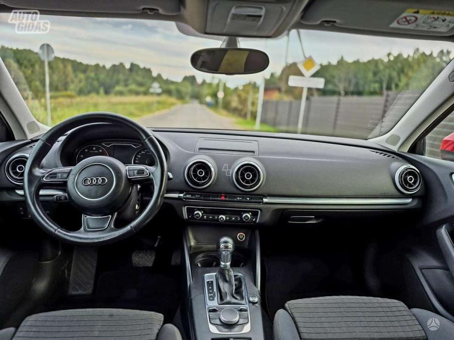 Red Audi A3 2014 in Vilnius, with an engine capacity of 1.40 L and mileage of 239 thousand km for 7999 €, photo 12 on AUTOMOTO.COM.LV