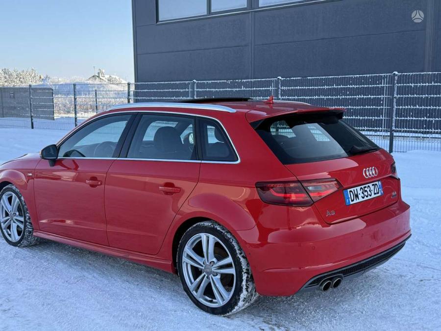 Red Audi A3 2015 in Kaunas, with an engine capacity of 1.97 L and mileage of 280 thousand km for 7500 €, photo 2 on AUTOMOTO.COM.LV