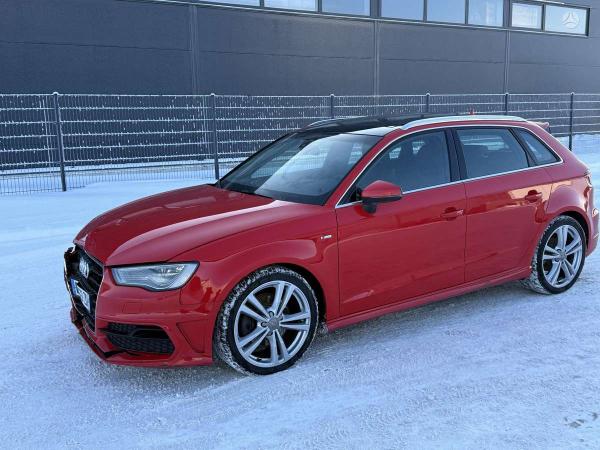 Red Audi A3 2015 in Kaunas, with an engine capacity of 1.97 L and mileage of 280 thousand km for 7200 €, photo 1 on AUTOMOTO.COM.LV