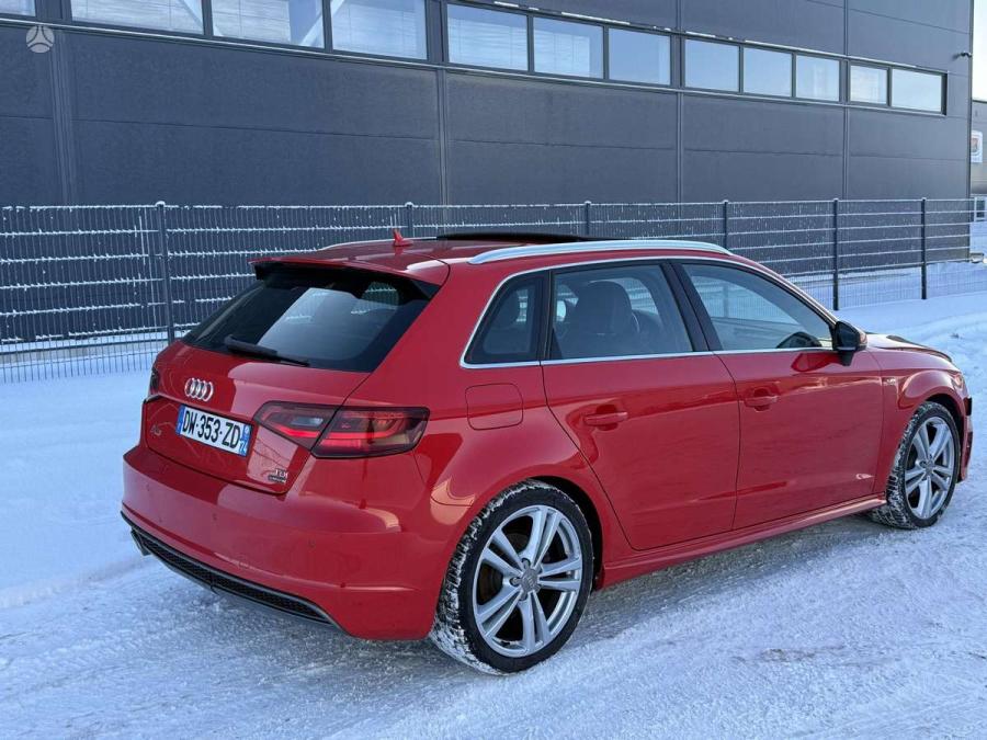 Red Audi A3 2015 in Kaunas, with an engine capacity of 1.97 L and mileage of 280 thousand km for 7200 €, photo 3 on AUTOMOTO.COM.LV