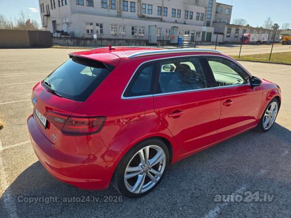 Red Audi A3 2015 in Tallinn, with an engine capacity of 2.00 L and mileage of 199 thousand km for 15900 €, photo 2 on AUTOMOTO.COM.LV
