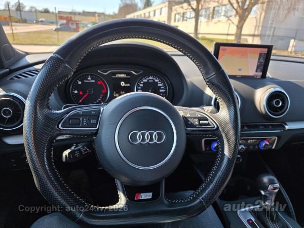 Red Audi A3 2015 in Tallinn, with an engine capacity of 2.00 L and mileage of 199 thousand km for 15900 €, photo 10 on AUTOMOTO.COM.LV