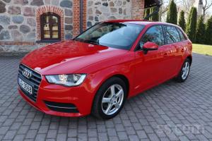 Sarkans Audi A3 2015 Gulbene, ar dzinēja tilpumu 2.00 L un nobraukumu 334 tūkst. km par 6790 €, foto  vietnē AUTOMOTO.COM.LV