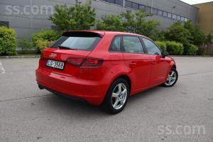 Red Audi A3 2015 in Riga, with an engine capacity of 2.00 L and mileage of 334 thousand km for 6490 €, photo 5 on AUTOMOTO.COM.LV