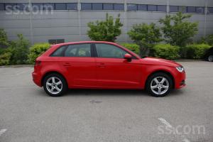 Red Audi A3 2015 in Riga, with an engine capacity of 2.00 L and mileage of 334 thousand km for 6490 €, photo 6 on AUTOMOTO.COM.LV