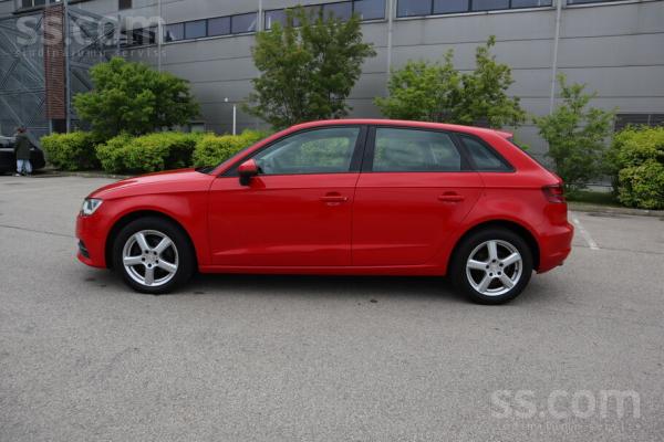 Sarkans Audi A3 2015 Rīga, ar dzinēja tilpumu 2.00 L un nobraukumu 334 tūkst. km par 6490 €, foto 6 vietnē AUTOMOTO.COM.LV