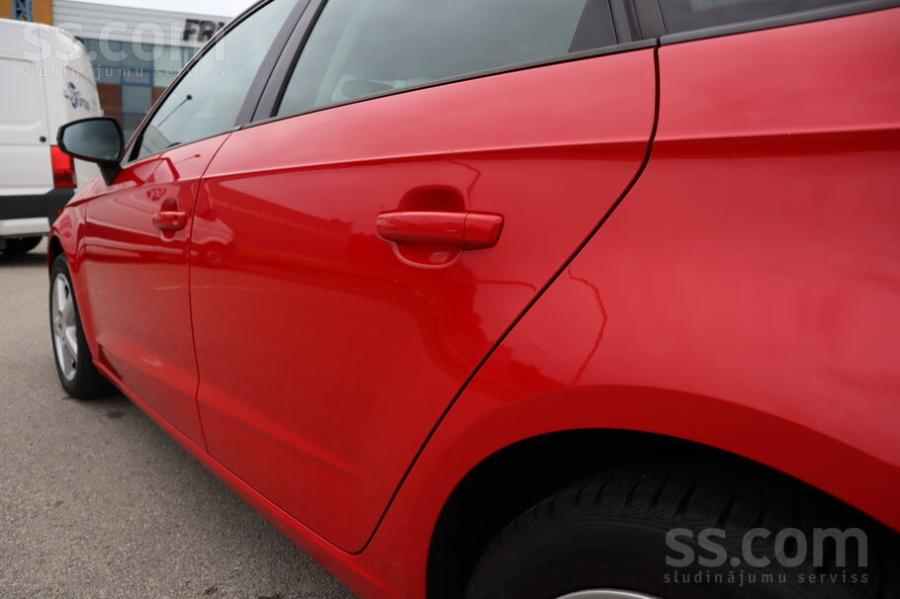 Red Audi A3 2015 in Riga, with an engine capacity of 2.00 L and mileage of 334 thousand km for 6490 €, photo 9 on AUTOMOTO.COM.LV
