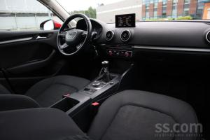 Red Audi A3 2015 in Riga, with an engine capacity of 2.00 L and mileage of 334 thousand km for 6490 €, photo 12 on AUTOMOTO.COM.LV