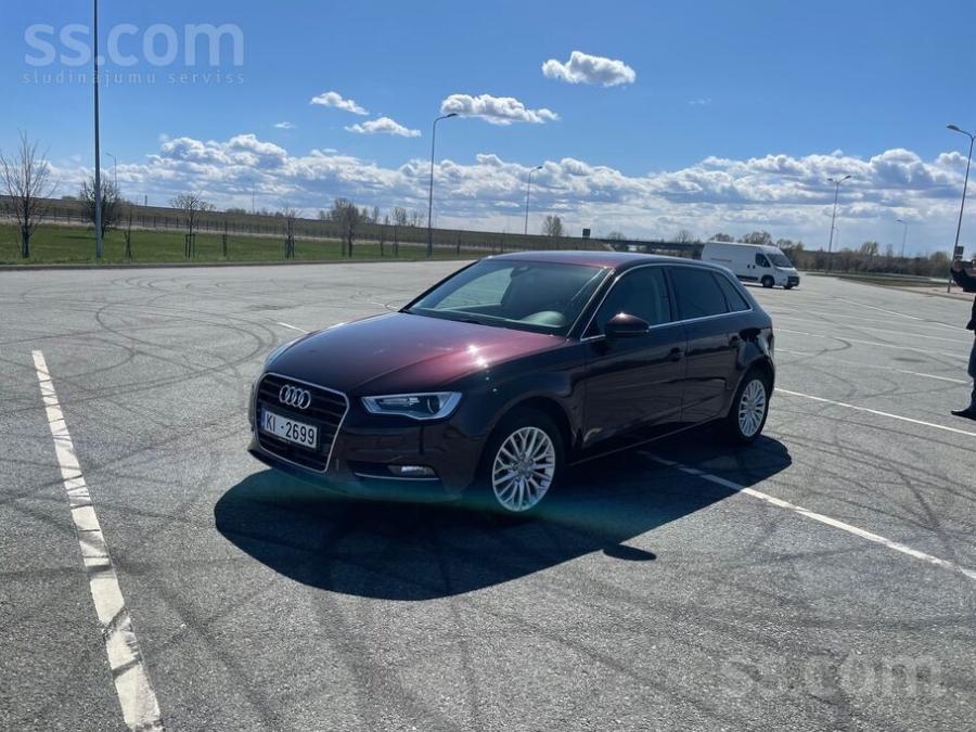 Red Audi A3 2015 in Riga, with an engine capacity of 1.60 L and mileage of 180 thousand km for 11999 €, photo 1 on AUTOMOTO.COM.LV