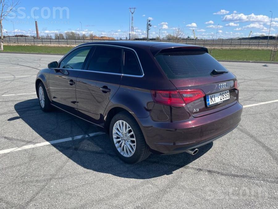 Red Audi A3 2015 in Riga, with an engine capacity of 1.60 L and mileage of 180 thousand km for 11999 €, photo 5 on AUTOMOTO.COM.LV