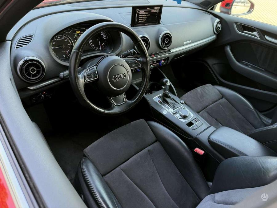 Sarkans Audi A3 2015 Kauņa, ar dzinēja tilpumu 1.40 L un nobraukumu 206 tūkst. km par 9500 €, foto 7 vietnē AUTOMOTO.COM.LV