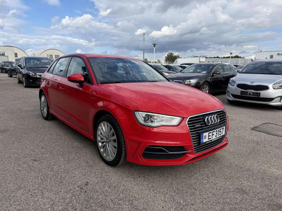 Red Audi A3 2015 in Marijampole, with an engine capacity of 1.40 L and mileage of 103 thousand km for 9950 €, photo 3 on AUTOMOTO.COM.LV