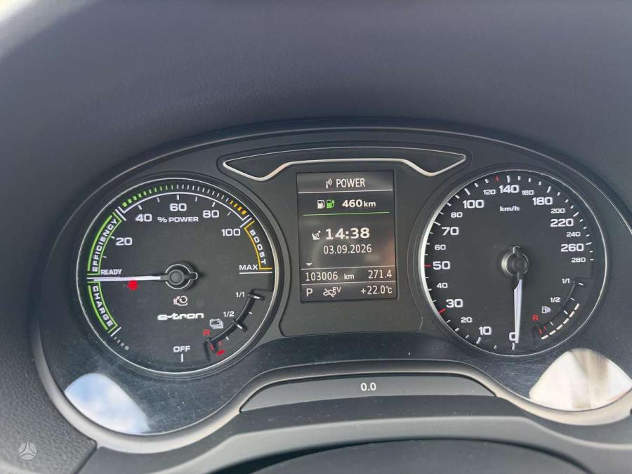 Red Audi A3 2015 in Marijampole, with an engine capacity of 1.40 L and mileage of 103 thousand km for 9950 €, photo 14 on AUTOMOTO.COM.LV