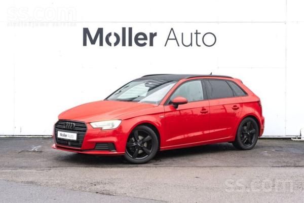 Red Audi A3 2019 in Riga, with an engine capacity of 1.50 L and mileage of 100 thousand km for 17850 €, photo 1 on AUTOMOTO.COM.LV