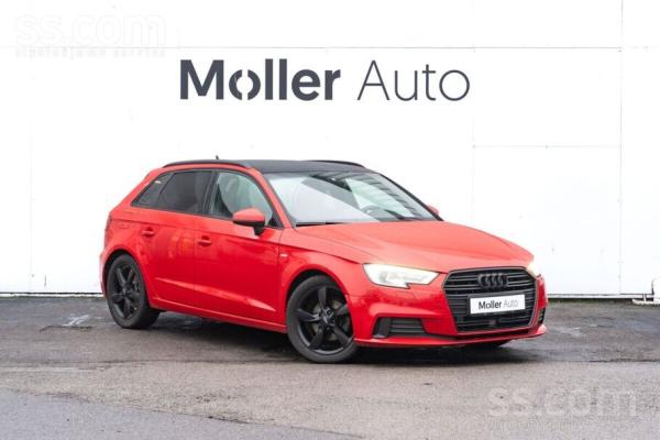 Red Audi A3 2019 in Riga, with an engine capacity of 1.50 L and mileage of 100 thousand km for 17850 €, photo 2 on AUTOMOTO.COM.LV