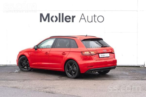 Red Audi A3 2019 in Riga, with an engine capacity of 1.50 L and mileage of 100 thousand km for 17850 €, photo 3 on AUTOMOTO.COM.LV