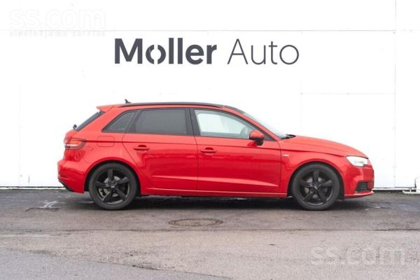 Red Audi A3 2019 in Riga, with an engine capacity of 1.50 L and mileage of 100 thousand km for 17850 €, photo 5 on AUTOMOTO.COM.LV
