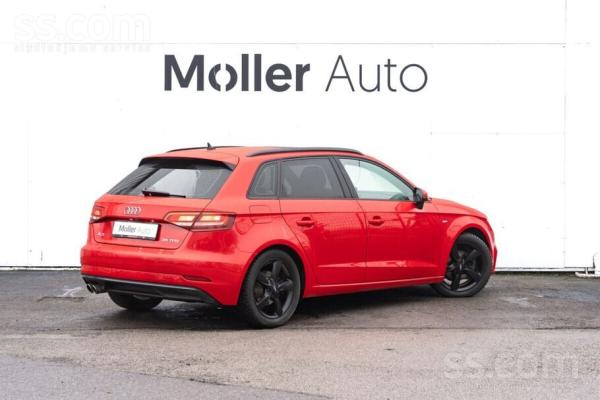 Red Audi A3 2019 in Riga, with an engine capacity of 1.50 L and mileage of 100 thousand km for 17050 €, photo 4 on AUTOMOTO.COM.LV