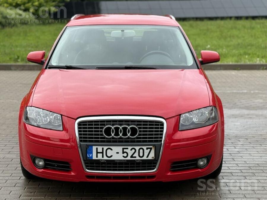 Red Audi A3 2008 in Jelgava, with an engine capacity of 2.00 L and mileage of 290 thousand km for 3250 €, photo 1 on AUTOMOTO.COM.LV