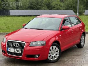 Red Audi A3 2008 in Jelgava, with an engine capacity of 2.00 L and mileage of 290 thousand km for 3250 €, photo 4 on AUTOMOTO.COM.LV