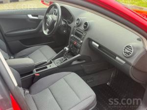 Red Audi A3 2008 in Jelgava, with an engine capacity of 2.00 L and mileage of 290 thousand km for 3250 €, photo 10 on AUTOMOTO.COM.LV