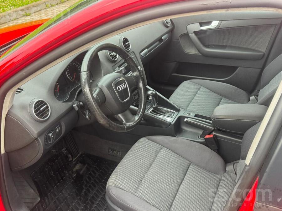 Red Audi A3 2008 in Jelgava, with an engine capacity of 2.00 L and mileage of 290 thousand km for 3250 €, photo 14 on AUTOMOTO.COM.LV