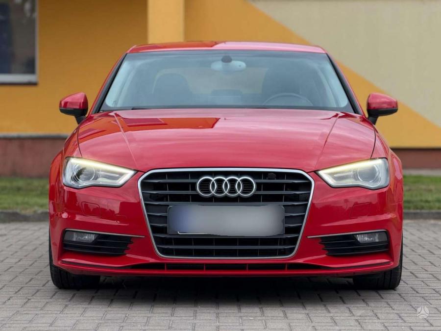 Red Audi A3 2014 in Kaisiadorys, with an engine capacity of 1.97 L and mileage of 191 thousand km for 10800 €, photo 3 on AUTOMOTO.COM.LV