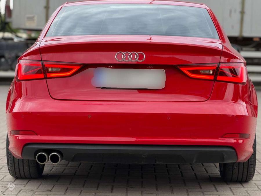 Red Audi A3 2014 in Kaisiadorys, with an engine capacity of 1.97 L and mileage of 191 thousand km for 10800 €, photo 4 on AUTOMOTO.COM.LV