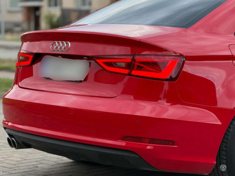Red Audi A3 2014 in Kaisiadorys, with an engine capacity of 1.97 L and mileage of 191 thousand km for 10800 €, photo 7 on AUTOMOTO.COM.LV