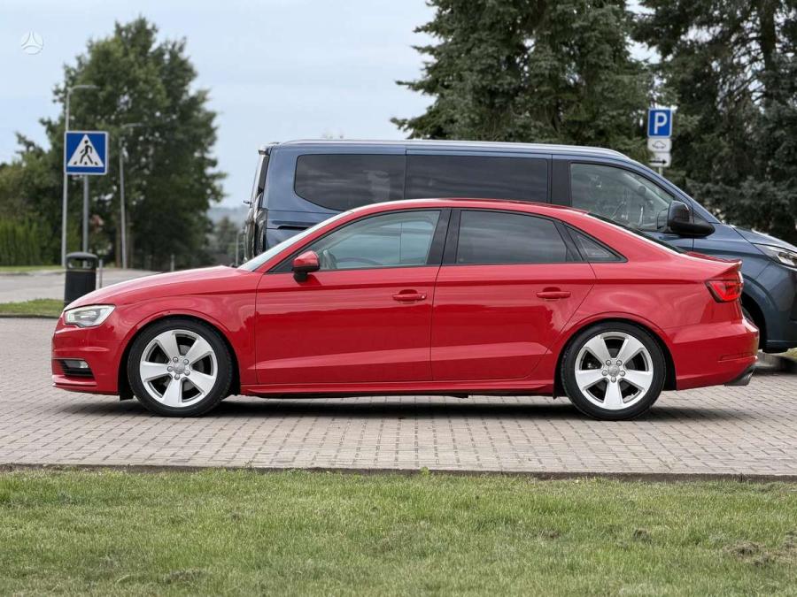 Red Audi A3 2014 in Kaisiadorys, with an engine capacity of 1.97 L and mileage of 191 thousand km for 10800 €, photo 11 on AUTOMOTO.COM.LV