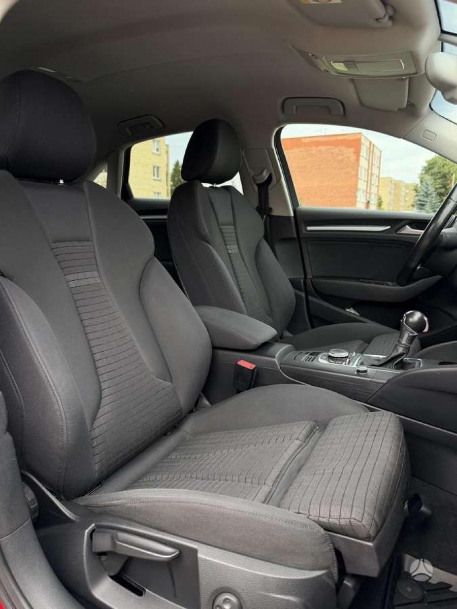 Red Audi A3 2014 in Kaisiadorys, with an engine capacity of 1.97 L and mileage of 191 thousand km for 10800 €, photo 26 on AUTOMOTO.COM.LV