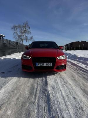 Sarkans Audi A3 2016 Kauņa, ar dzinēja tilpumu 1.98 L un nobraukumu 98 tūkst. km par 14999 €, foto  vietnē AUTOMOTO.COM.LV
