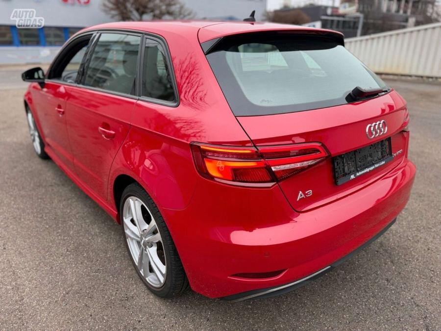 Sarkans Audi A3 2020 Kauņa, ar dzinēja tilpumu 1.40 L un nobraukumu 43 tūkst. km par 21781 €, foto 8 vietnē AUTOMOTO.COM.LV