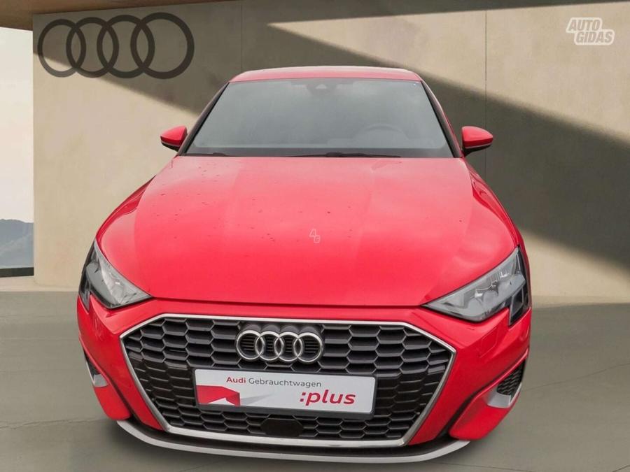 Red Audi A3 2022 in Kaunas, with an engine capacity of 2.00 L and mileage of 92 thousand km for 26366 €, photo 3 on AUTOMOTO.COM.LV