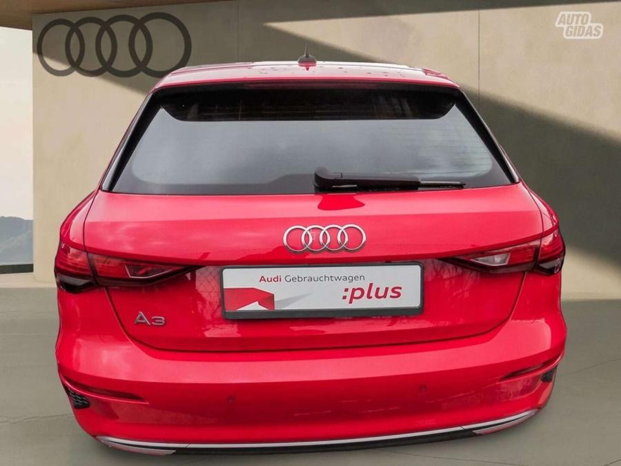 Red Audi A3 2022 in Kaunas, with an engine capacity of 2.00 L and mileage of 92 thousand km for 26366 €, photo 6 on AUTOMOTO.COM.LV