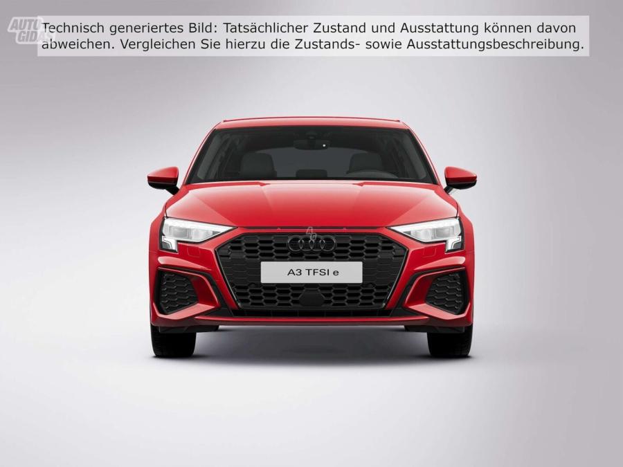 Red Audi A3 2022 in Kaunas, with an engine capacity of 1.40 L and mileage of 45 thousand km for 28904 €, photo 4 on AUTOMOTO.COM.LV