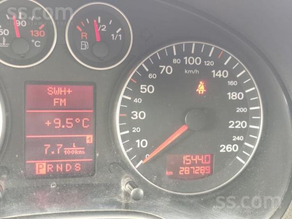 Audi A3 2005 in Riga, with an engine capacity of 1.90 L and mileage of 284 thousand km for 3330 €, photo 3 on AUTOMOTO.COM.LV