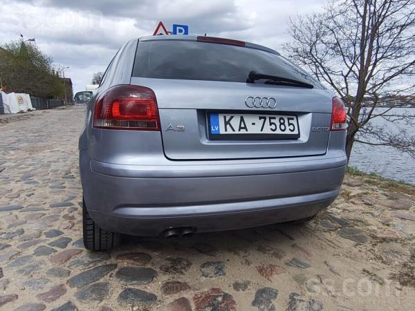 Audi A3 2005 in Riga, with an engine capacity of 1.90 L and mileage of 284 thousand km for 3330 €, photo 9 on AUTOMOTO.COM.LV