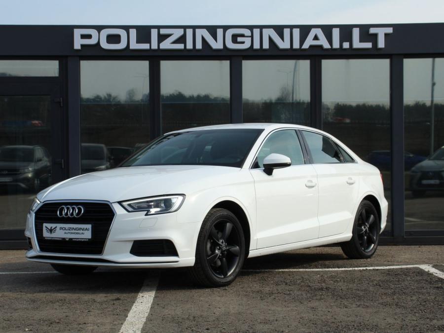 Audi A3 2018 in Vilnius, with an engine capacity of 1.60 L and mileage of 63 thousand km for 14350 €, photo 1 on AUTOMOTO.COM.LV