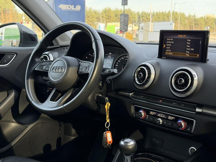 Audi A3 2019 in Vilnius, with an engine capacity of 1.00 L and mileage of 85 thousand km for 13500 €, photo 13 on AUTOMOTO.COM.LV