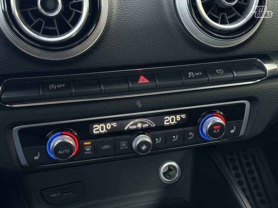 Audi A3 2019 in Vilnius, with an engine capacity of 1.00 L and mileage of 85 thousand km for 13500 €, photo 15 on AUTOMOTO.COM.LV