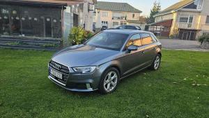 Grey Audi a3-sportback 2018 in Vilnius, with an engine capacity of 1.97 L and mileage of 155 thousand km for 11750 €, photo 5 on AUTOMOTO.COM.LV