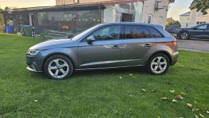 Grey Audi a3-sportback 2018 in Vilnius, with an engine capacity of 1.97 L and mileage of 155 thousand km for 11750 €, photo 7 on AUTOMOTO.COM.LV