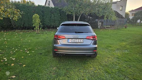 Grey Audi a3-sportback 2018 in Vilnius, with an engine capacity of 1.97 L and mileage of 155 thousand km for 11750 €, photo 9 on AUTOMOTO.COM.LV