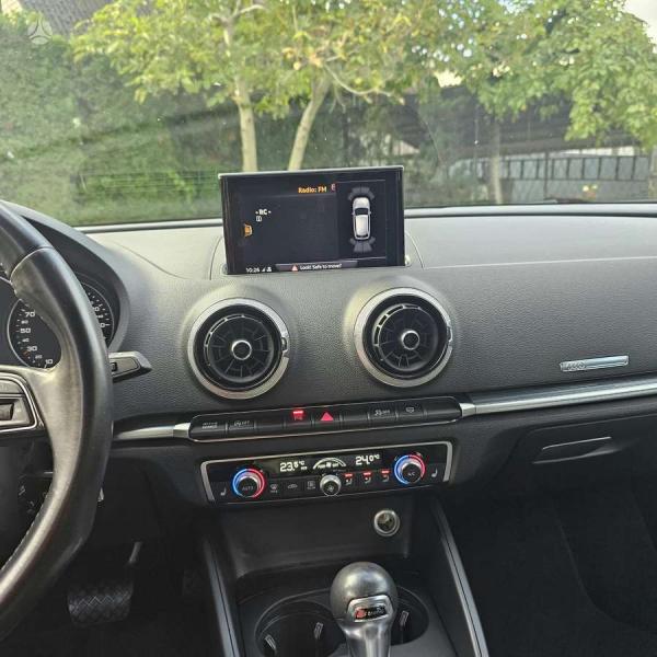 Grey Audi a3-sportback 2018 in Vilnius, with an engine capacity of 1.97 L and mileage of 155 thousand km for 11750 €, photo 11 on AUTOMOTO.COM.LV