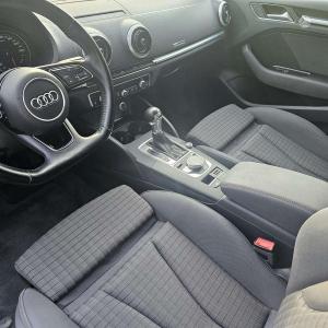 Grey Audi a3-sportback 2018 in Vilnius, with an engine capacity of 1.97 L and mileage of 155 thousand km for 11750 €, photo 12 on AUTOMOTO.COM.LV